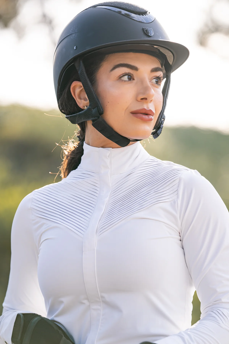 Hannah Childs Ellie Pleated Show Shirt – On the Hunt Eq